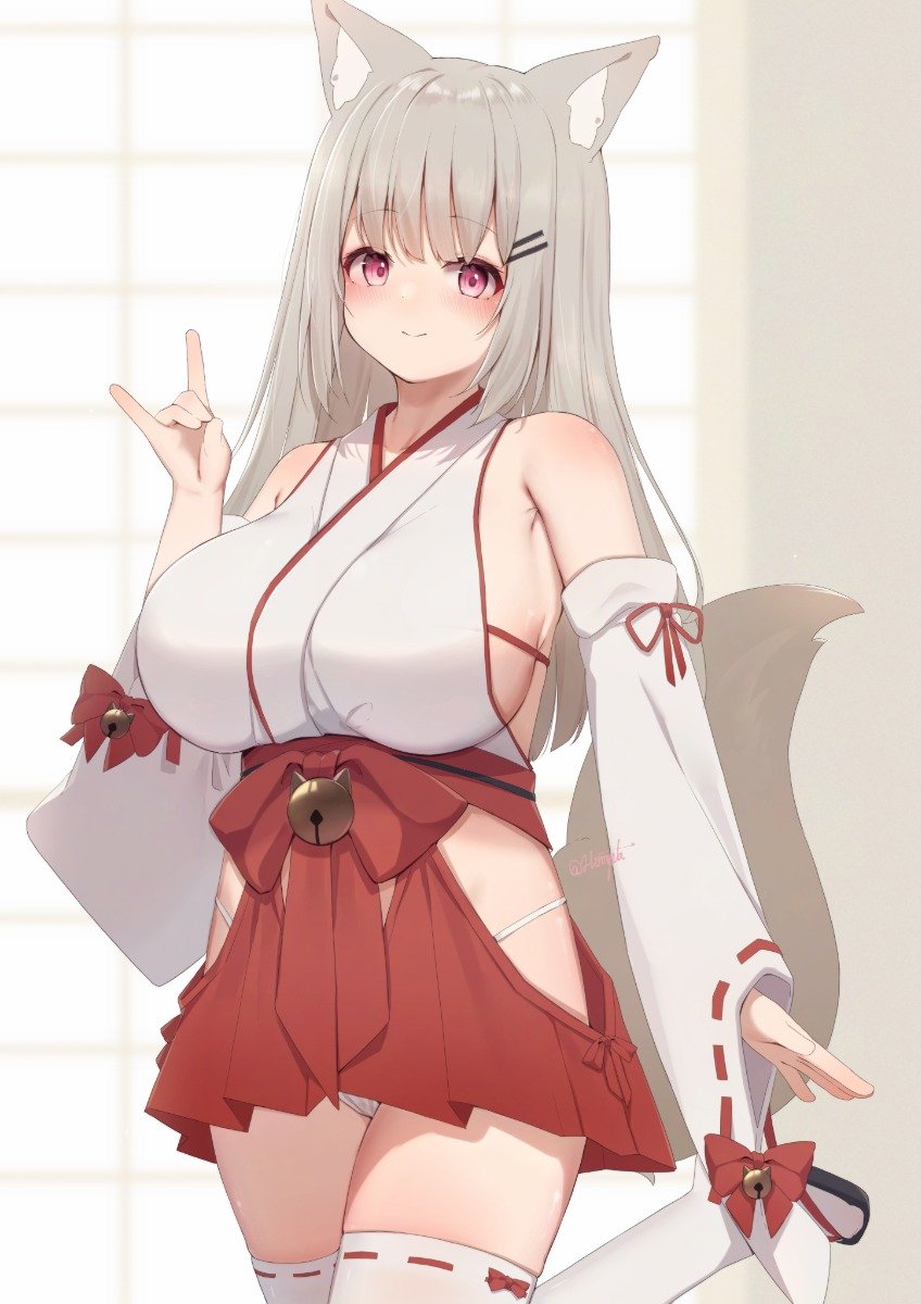 巫女きつねちゃん | ひなた #pixiv https://www.pixiv.net/artwo… | 4Gamers